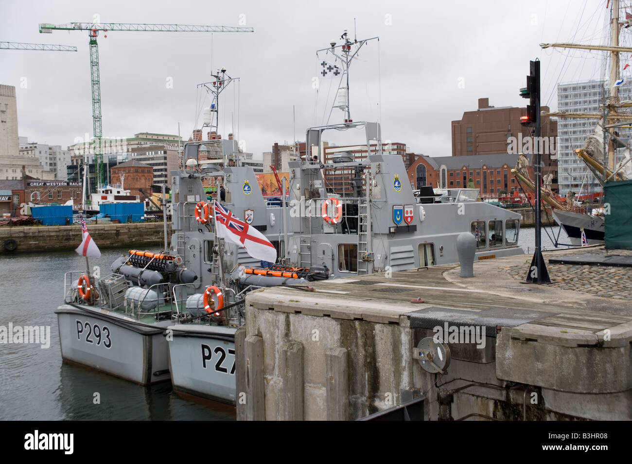 HMS Blazer and Ranger Royal Navy Patrol Craft at the Tall Ships race in ...