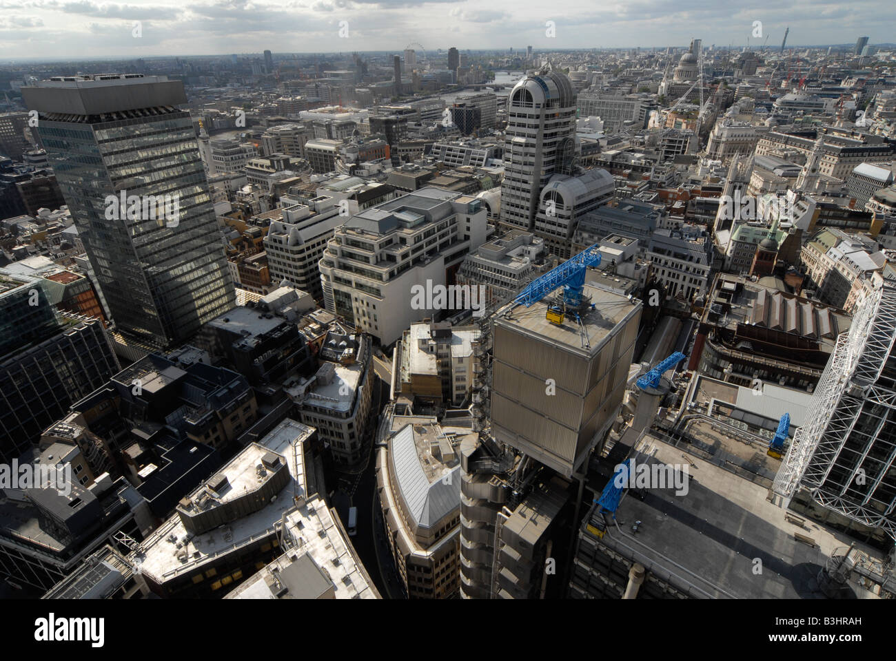Construction in City of London Stock Photo - Alamy