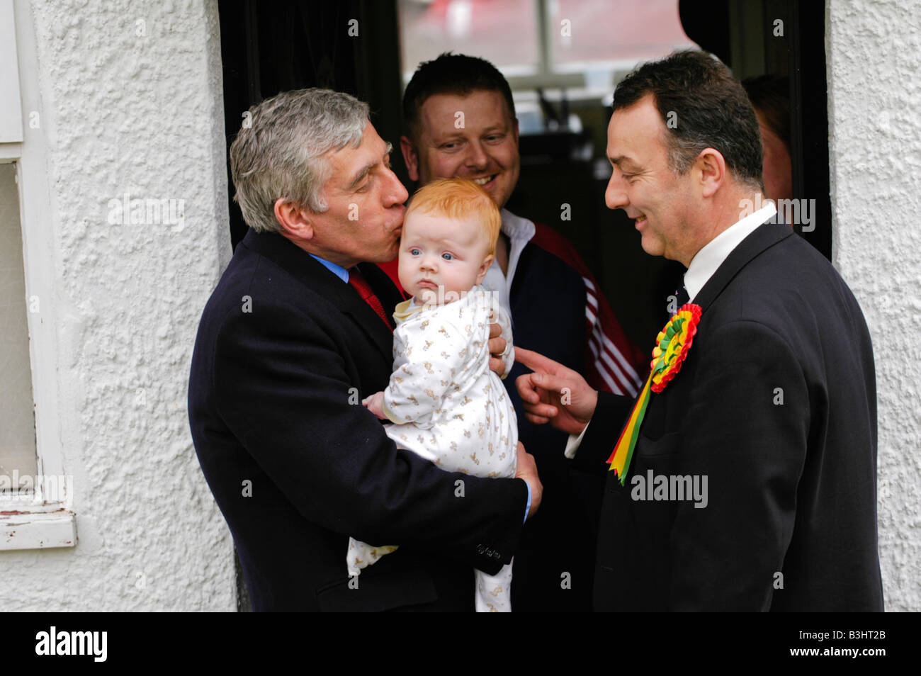 Rt Hon Jack Straw MP Labour government minister pictured campaigning ...
