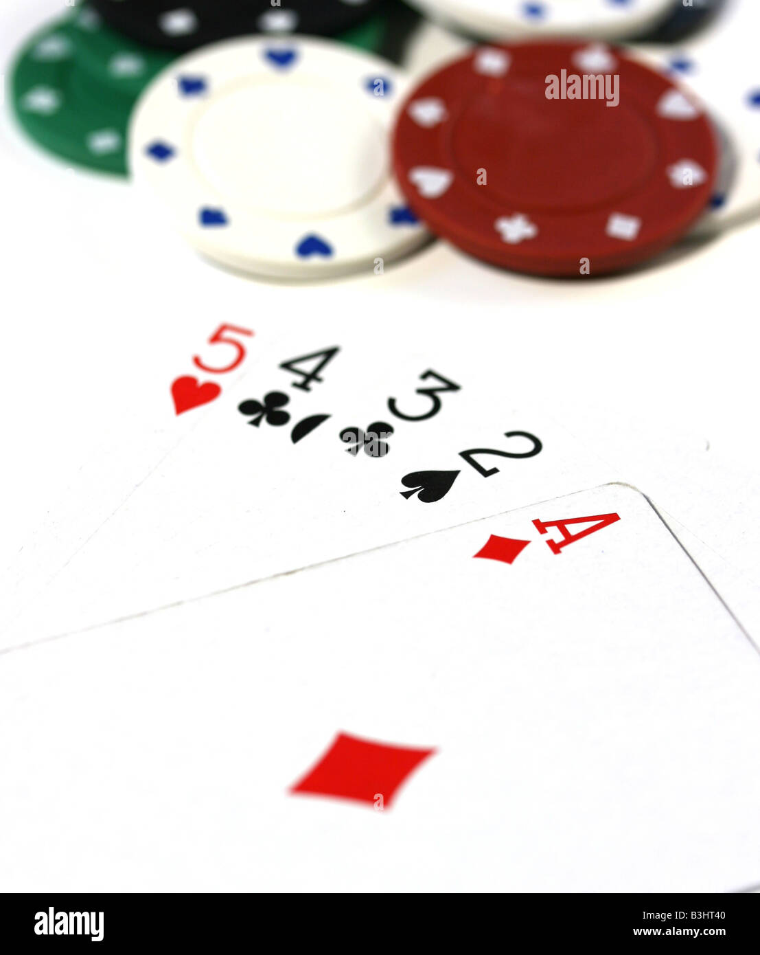 Poker game straight hi-res stock photography and images - Alamy