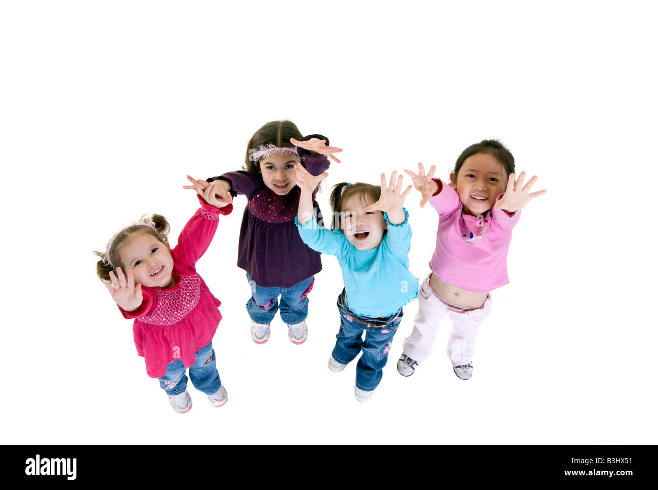 Growing up and being kids Fun exploration discovery youth Stock Photo ...