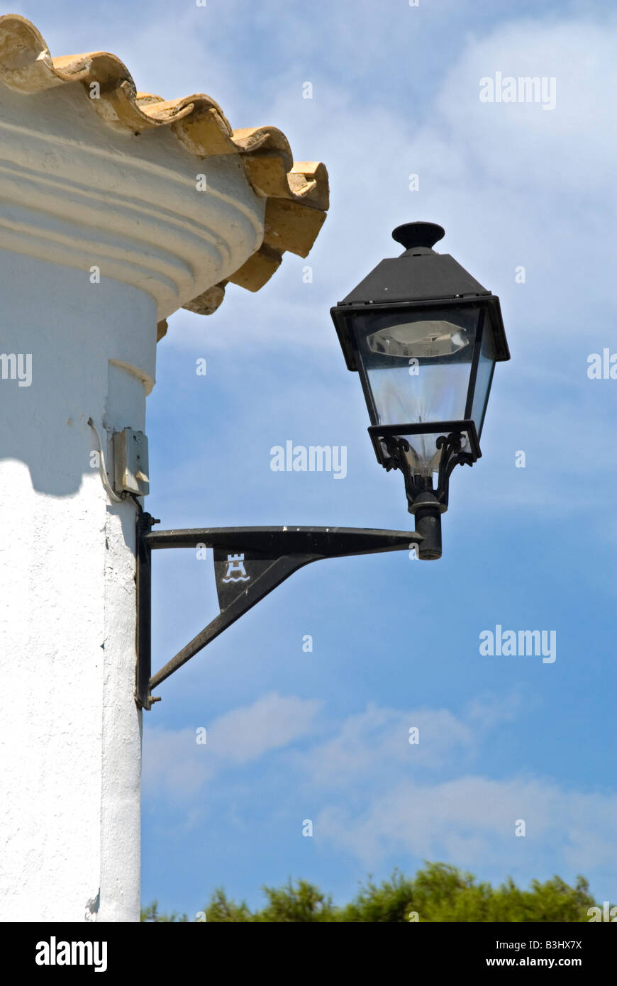 Detail view of a street light Stock Photo - Alamy