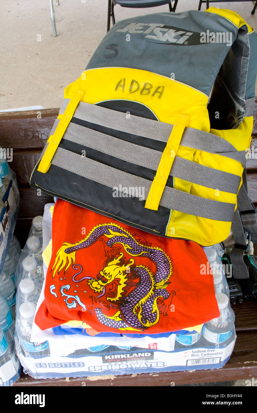 Life preserver dragon flag and water necessities for Dragon Boat Racing ...