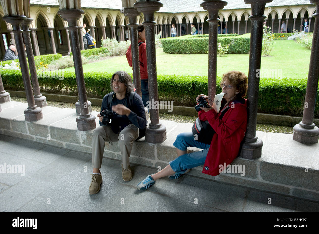 The site of a monastery prison fortress Mont St Michel is a world ...