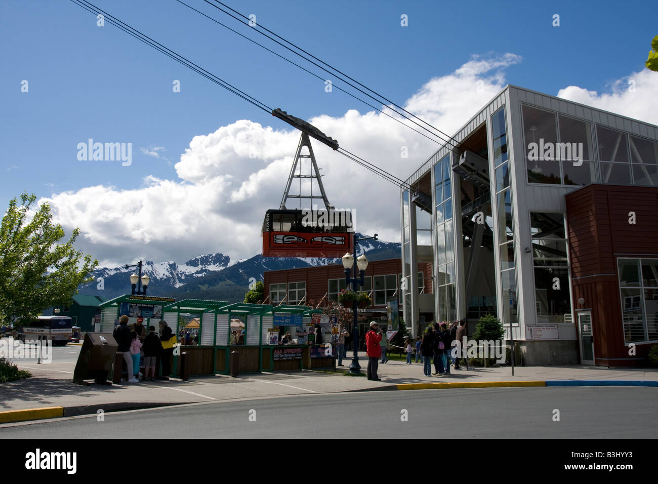 Mount Roberts Tram Juneau Alaska Stock Photo - Alamy
