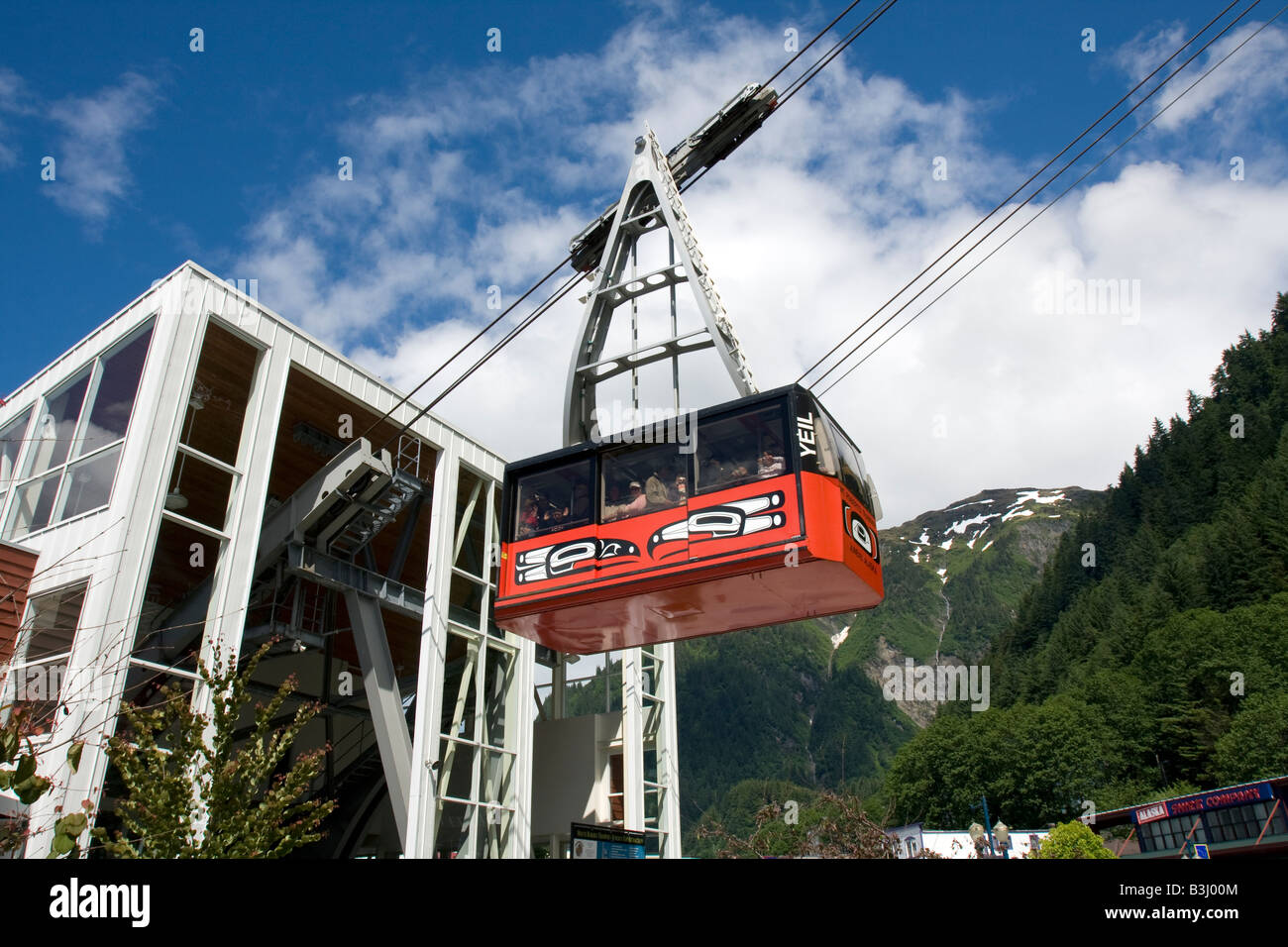 Mount Roberts Tram Juneau Alaska Stock Photo - Alamy