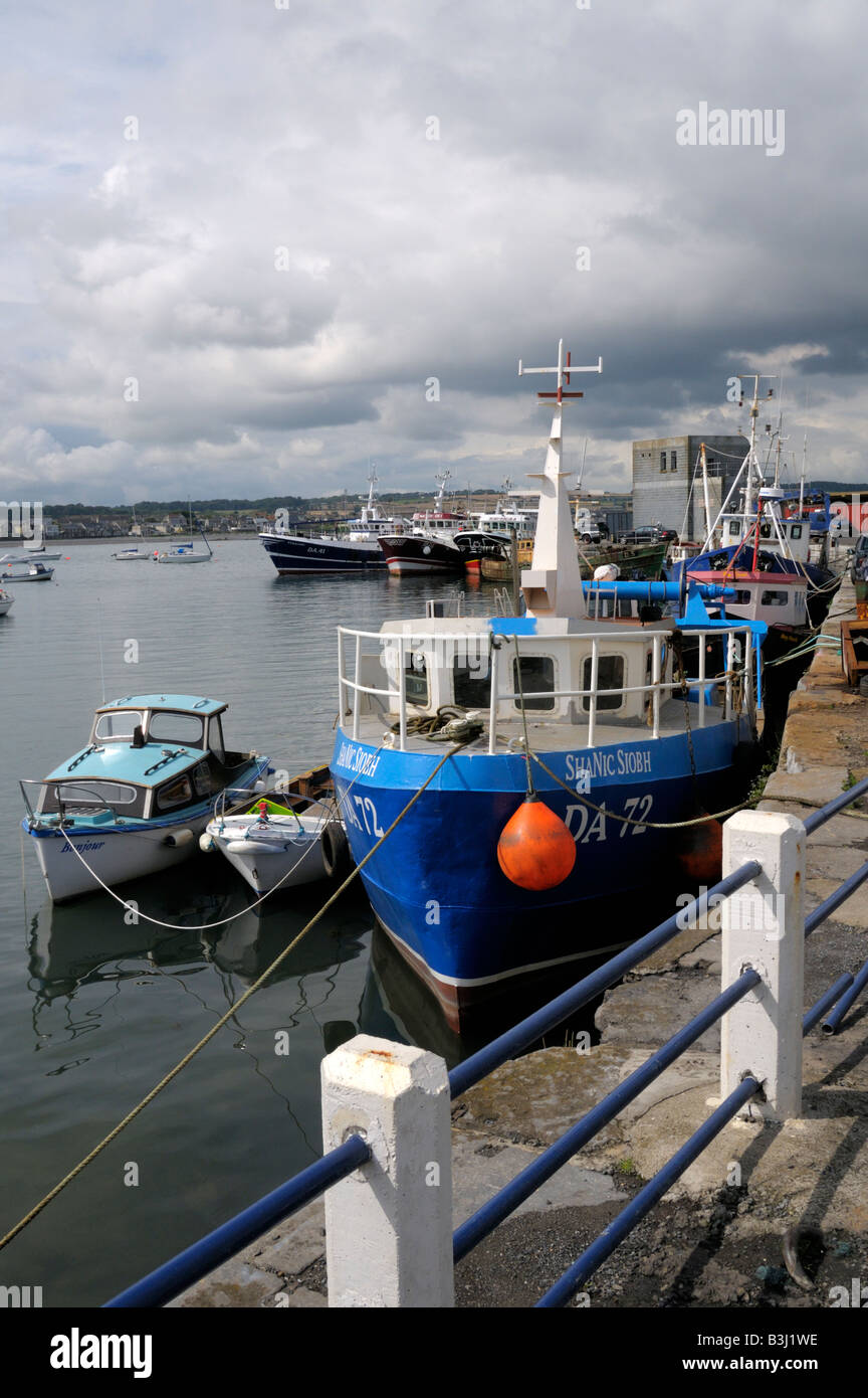 The small fishing harbour at Skerries north county Dublin Ireland Stock ...