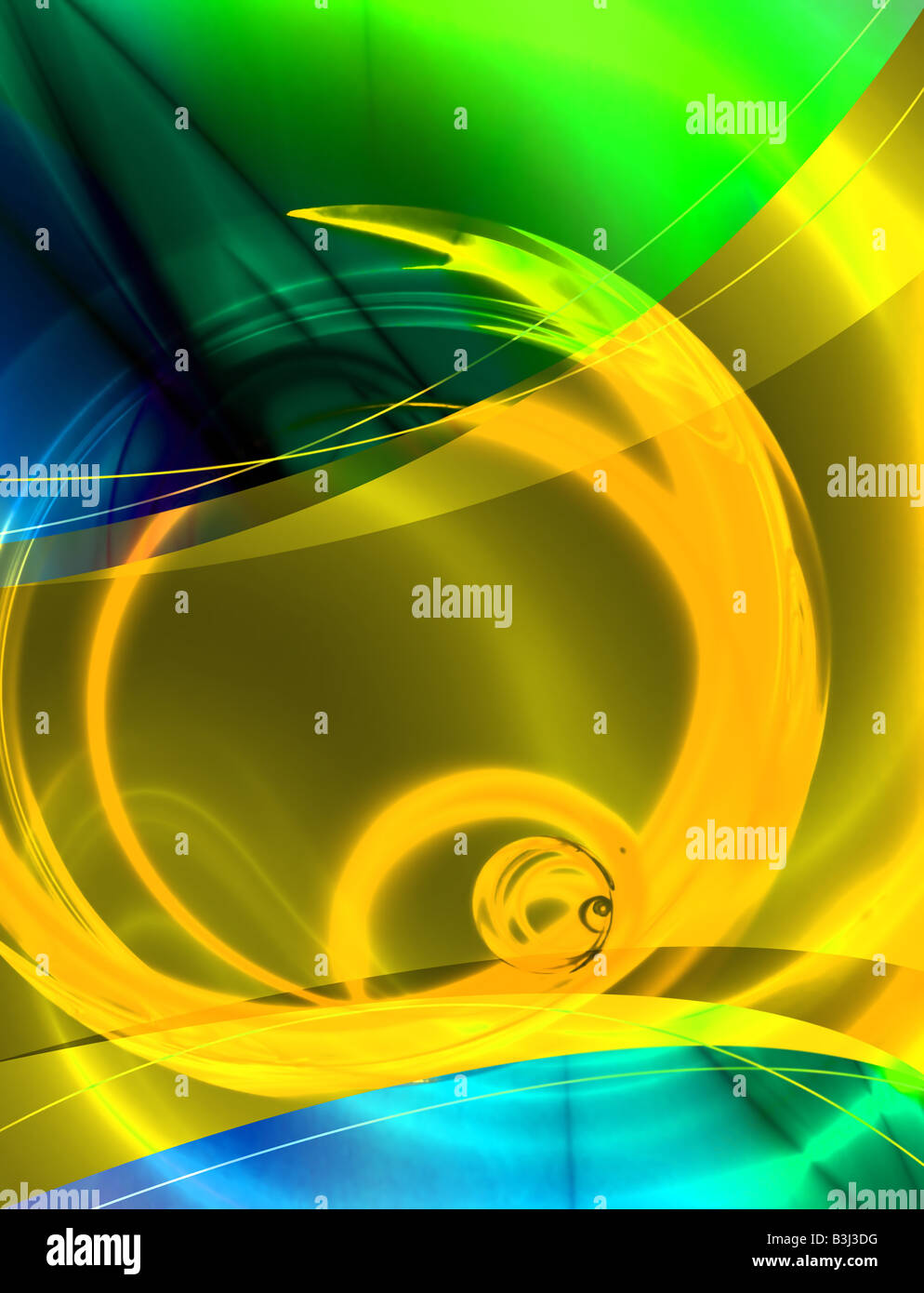 A 3D abstract layout you can use as a template for any design piece ...