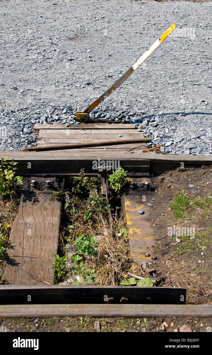 Railway points lever hi-res stock photography and images - Alamy