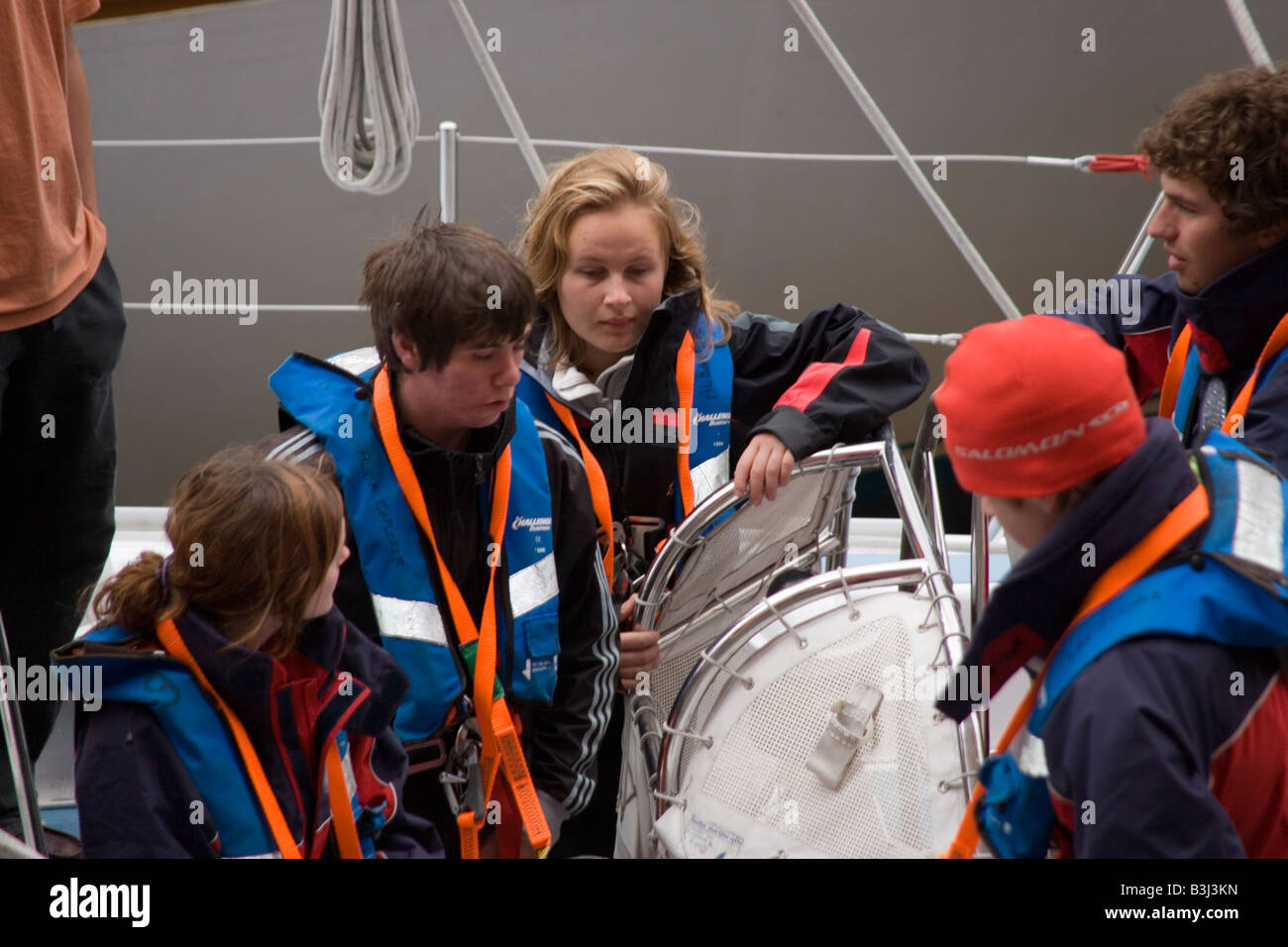 The Alba Explorer sailing ship at the Tall Ships race in Liverpool July ...