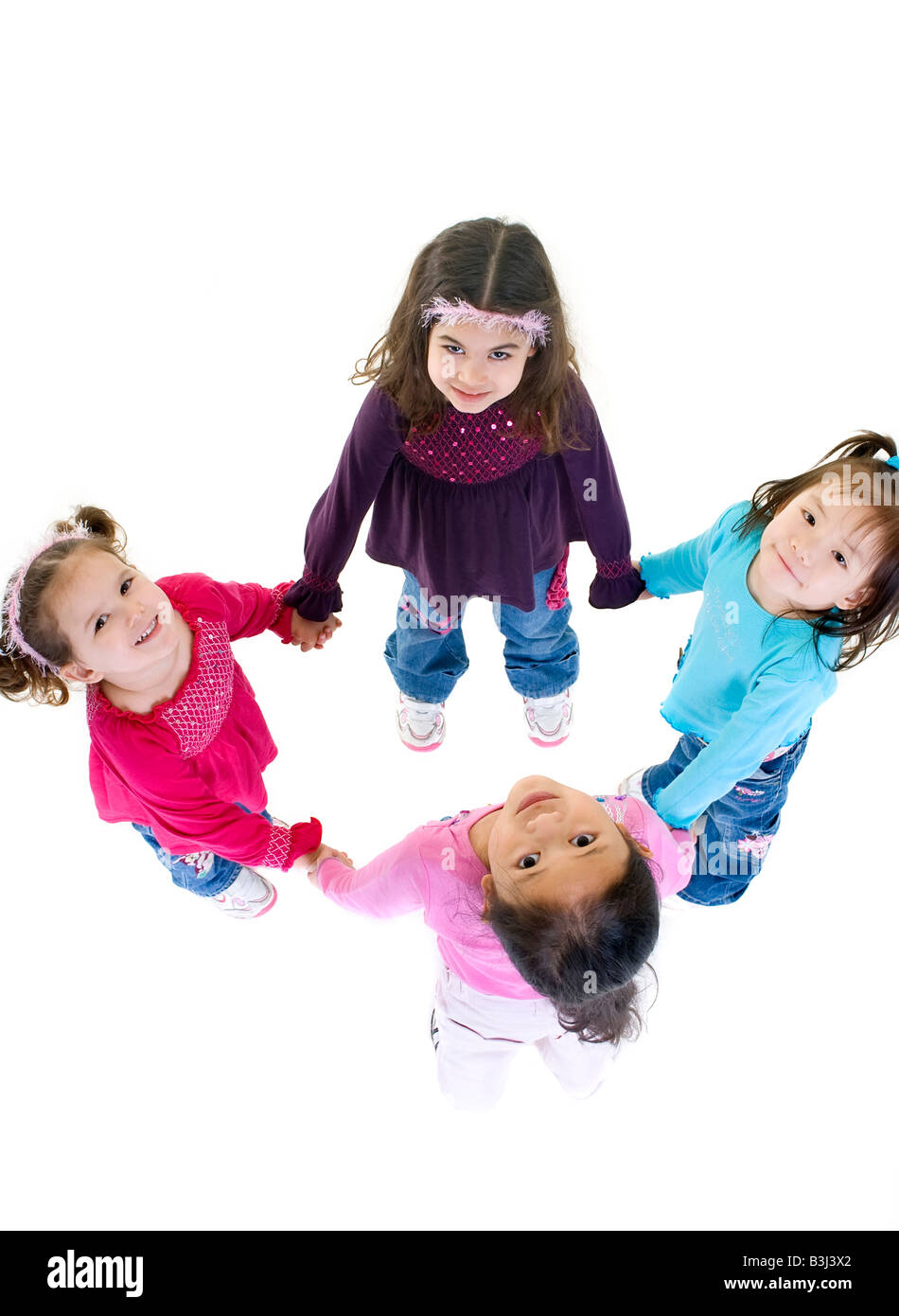 Growing up and being kids Fun exploration discovery youth Stock Photo ...