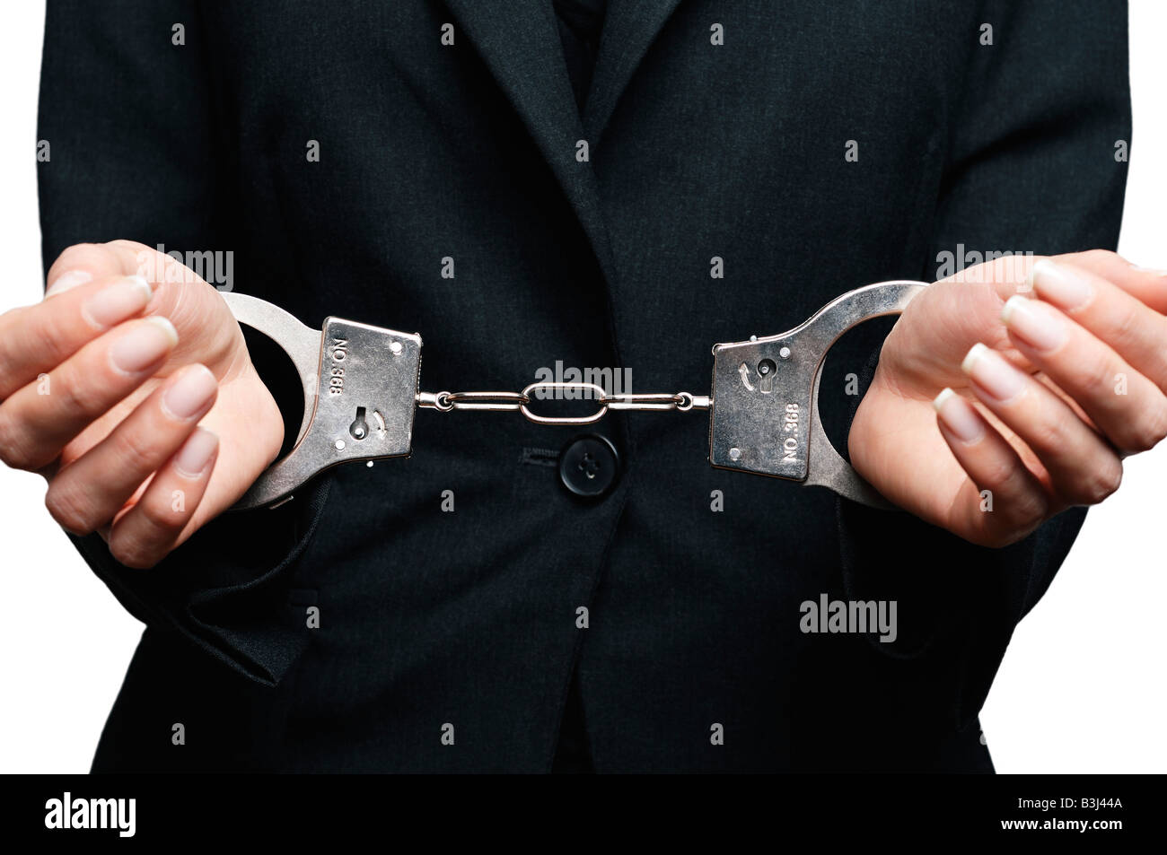 Woman with handcuffs hi-res stock photography and images - Alamy