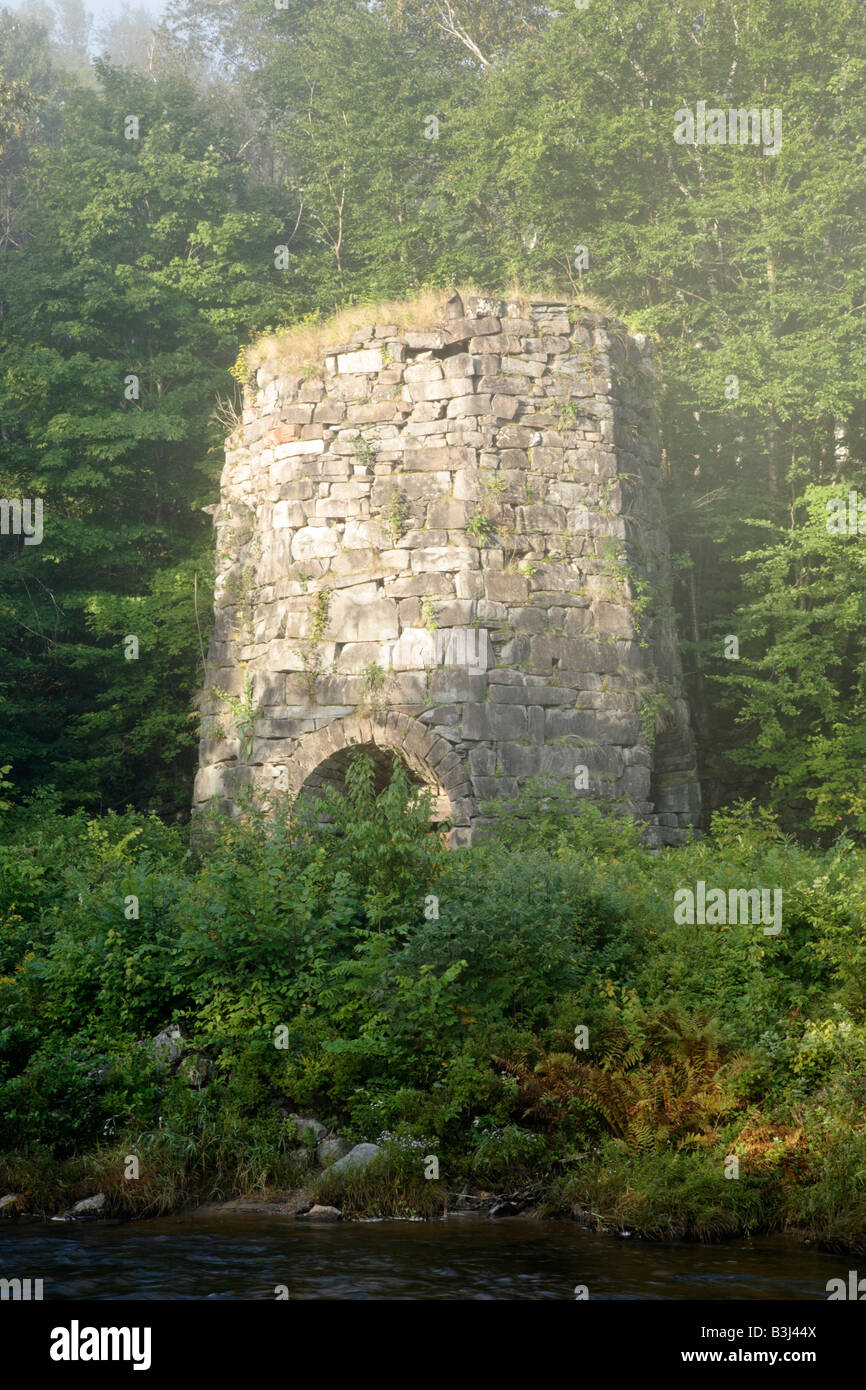 Stone Iron Furnace located in Franconia New Hampshire USA Stock Photo ...