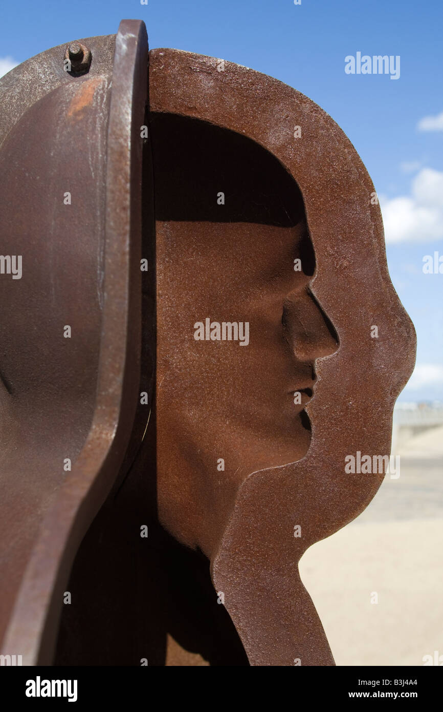 A close up of part of an art installation called Assembly by Peter ...