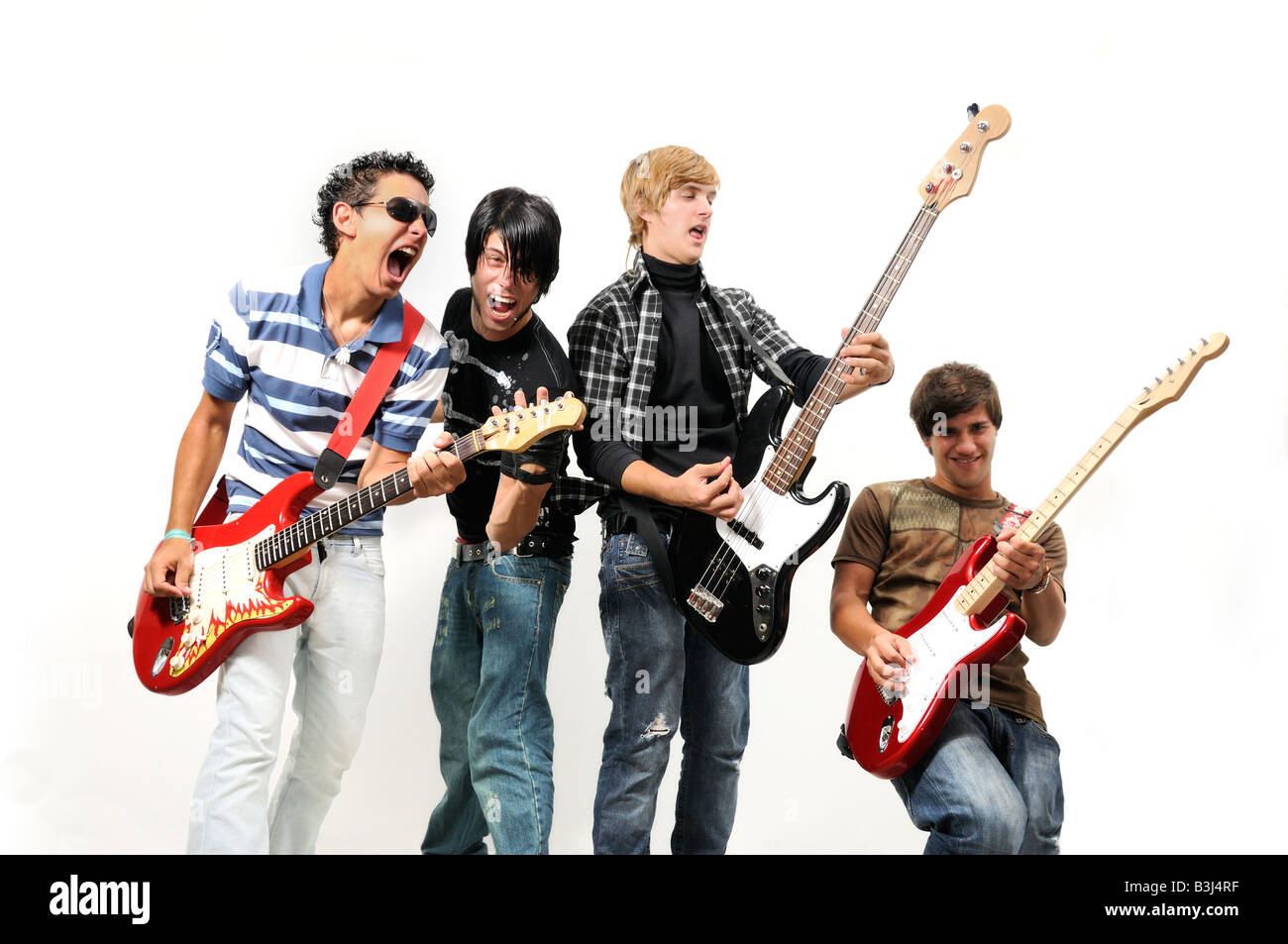Playing musical instruments teenagers hi-res stock photography and ...