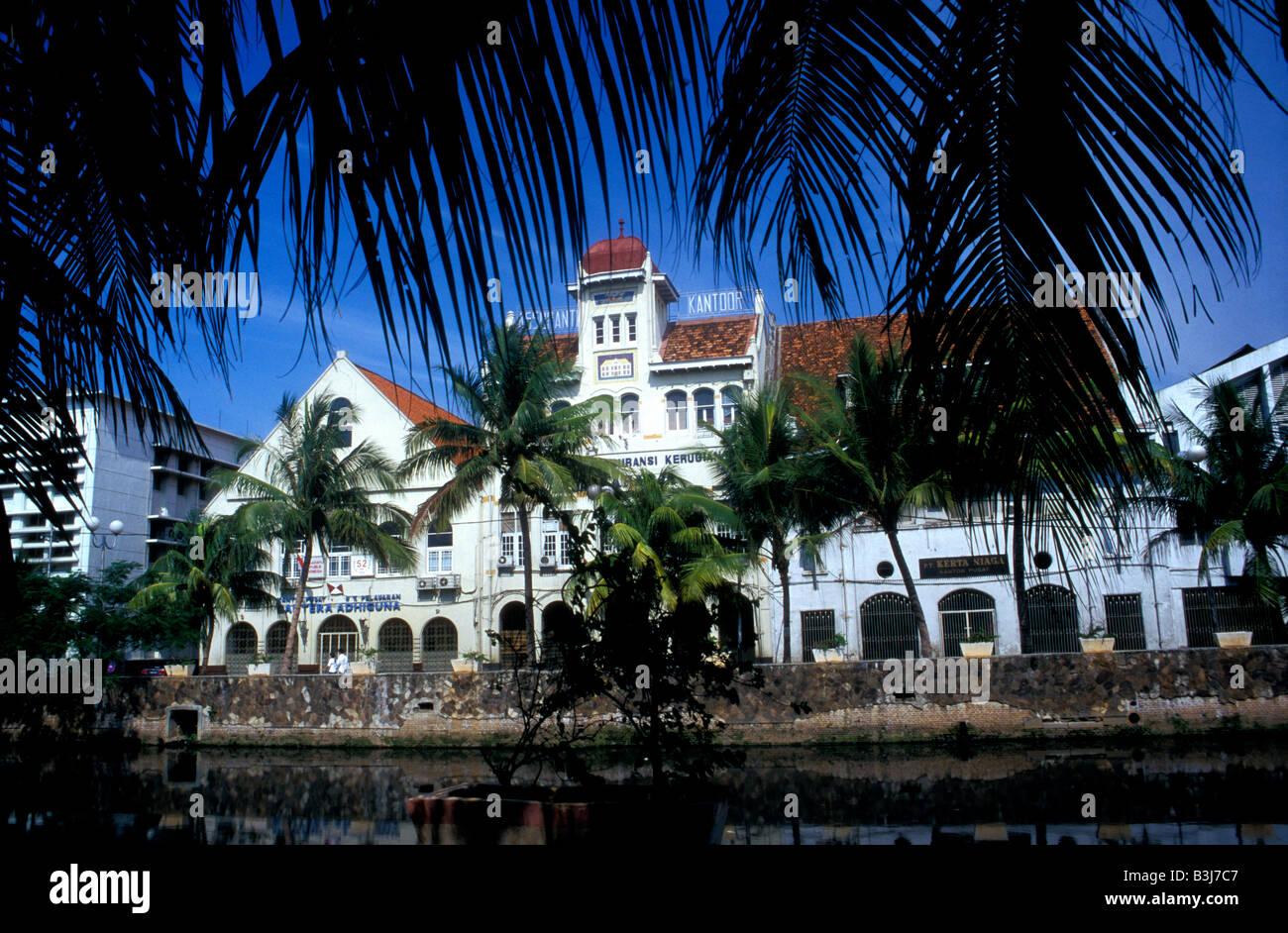 dutch colonial house kota jakarta java indonesia Stock Photo - Alamy