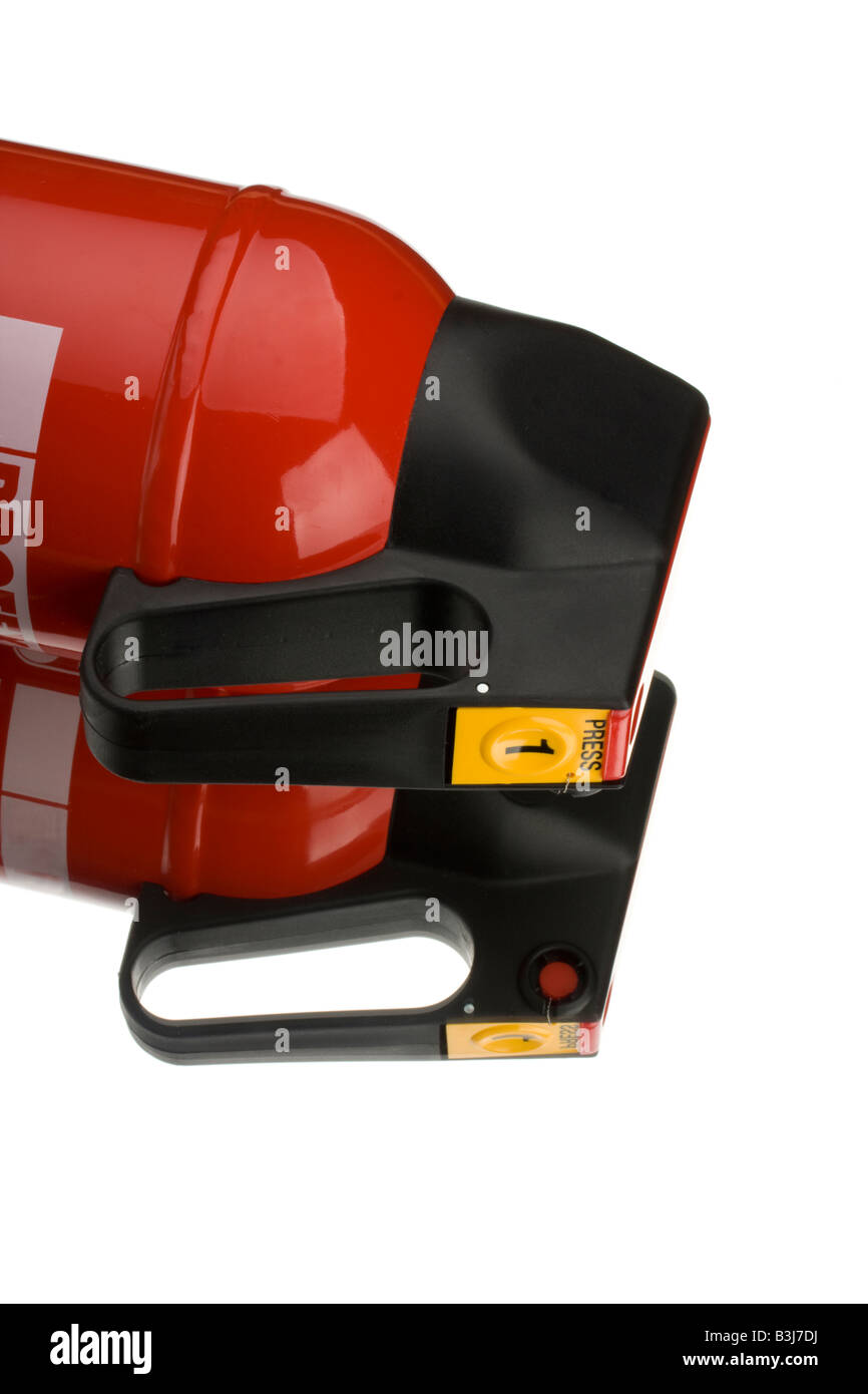 detail of a fire extinguisher Stock Photo - Alamy