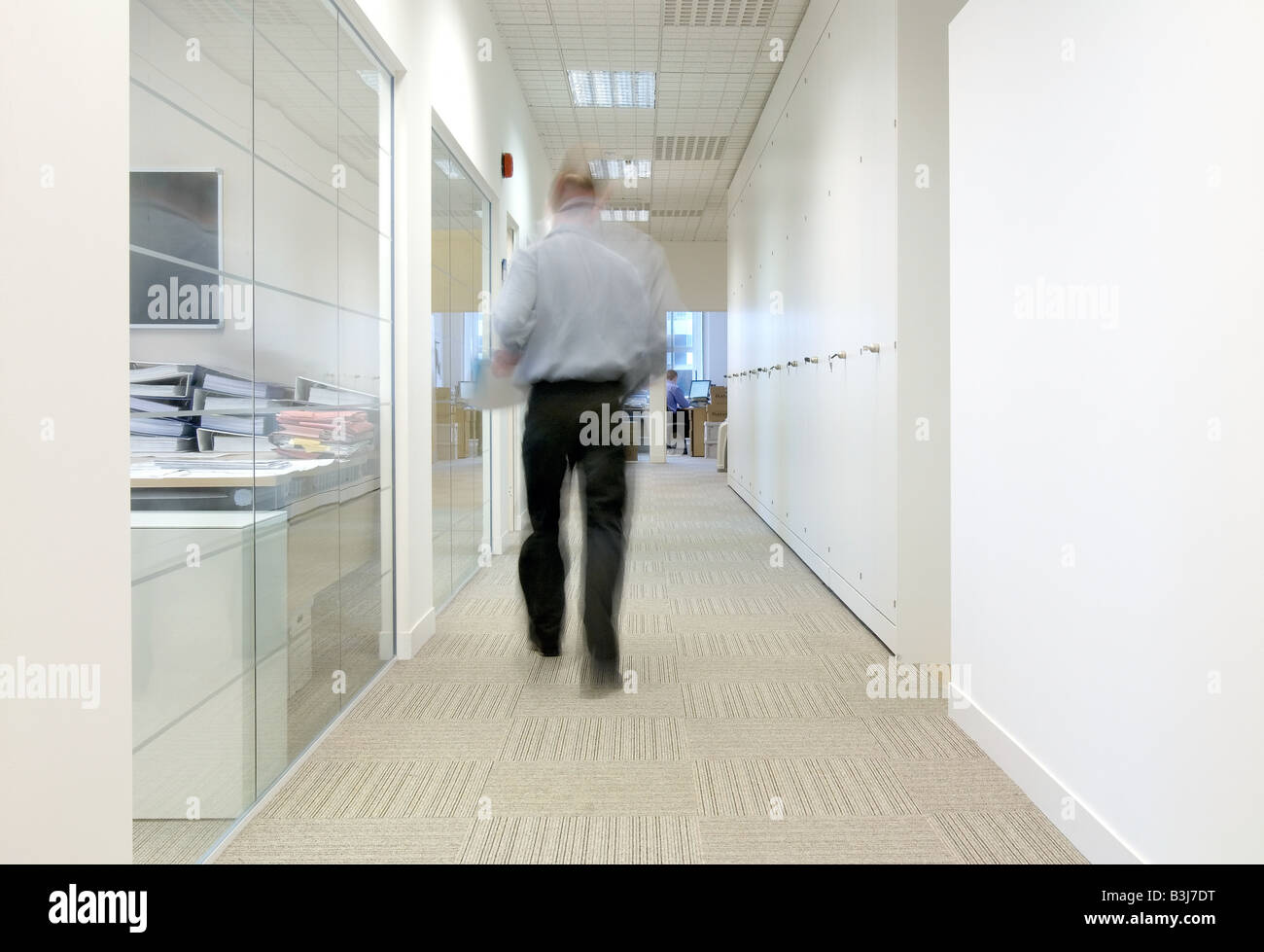 Office corridor walk hi-res stock photography and images - Alamy