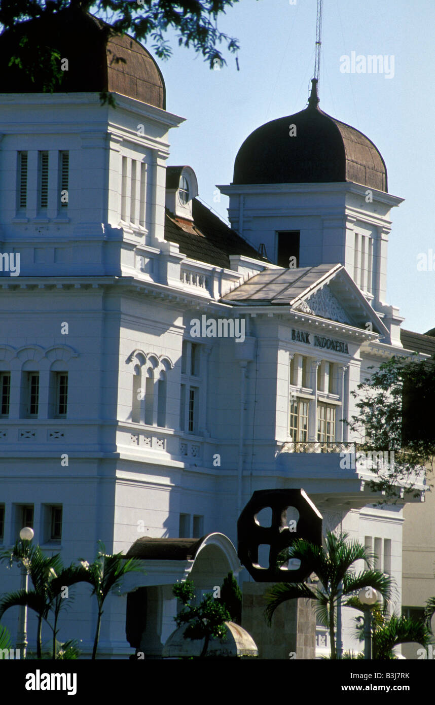 colonial building yogyakarta java indonesia Stock Photo - Alamy