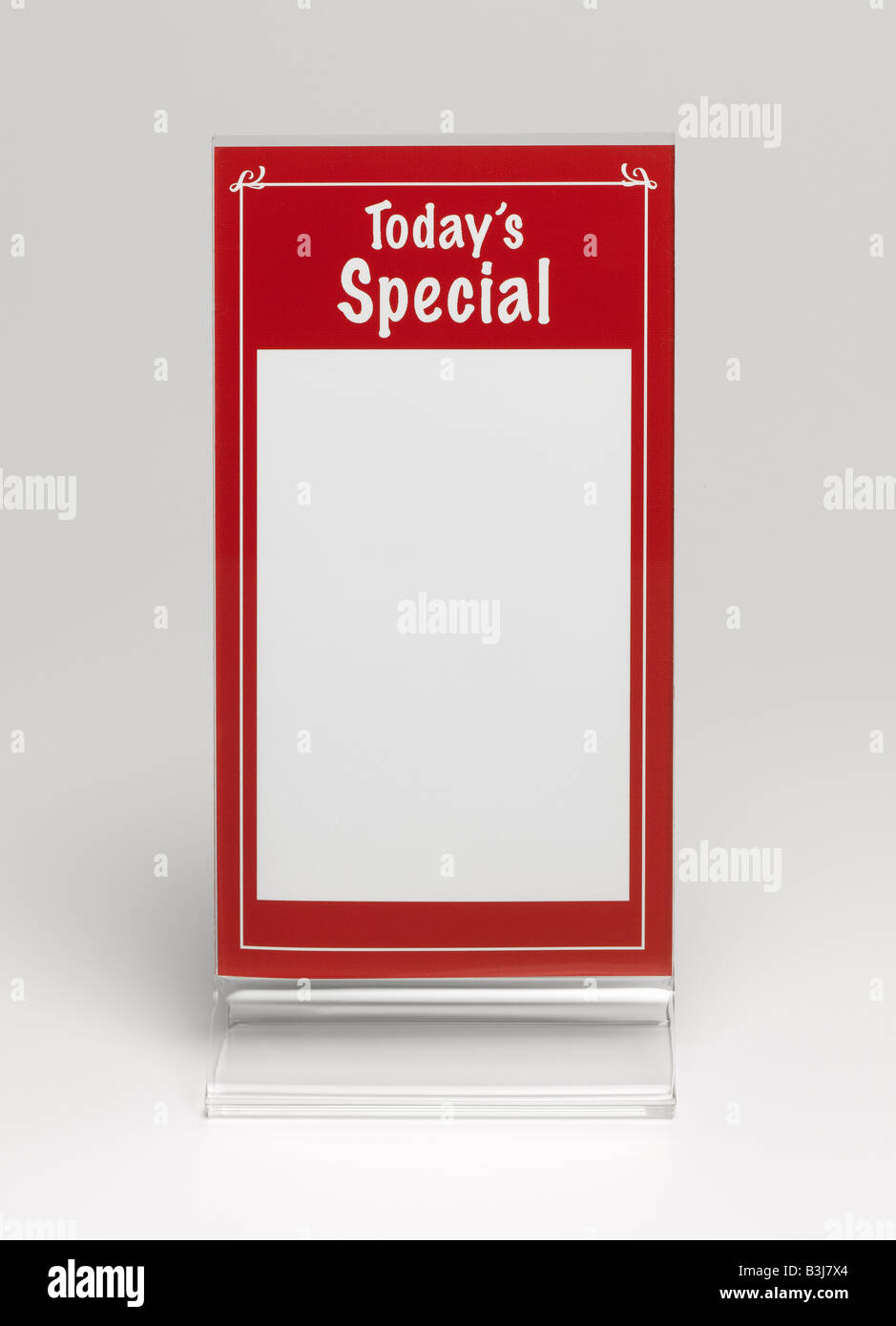 blank table sign Stock Photo - Alamy