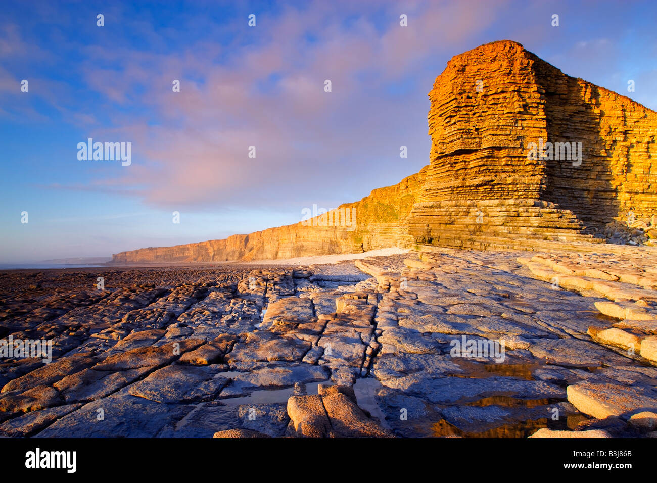 Nash Point nr St Donats Glamorgan Wales Heritage coast Stock Photo - Alamy