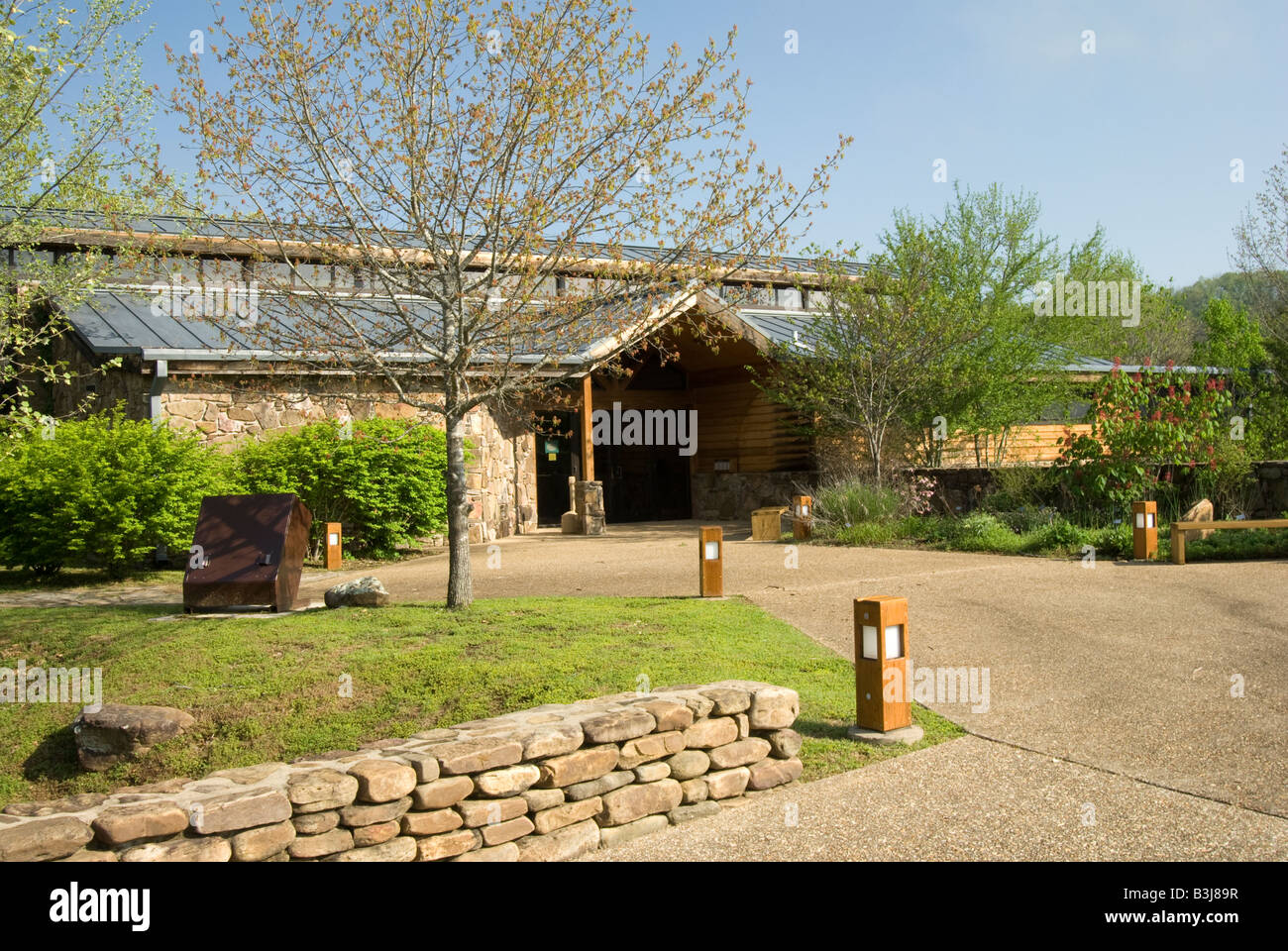 Tyler Bend Visitor Center on the Buffalo National River in Arkansas ...