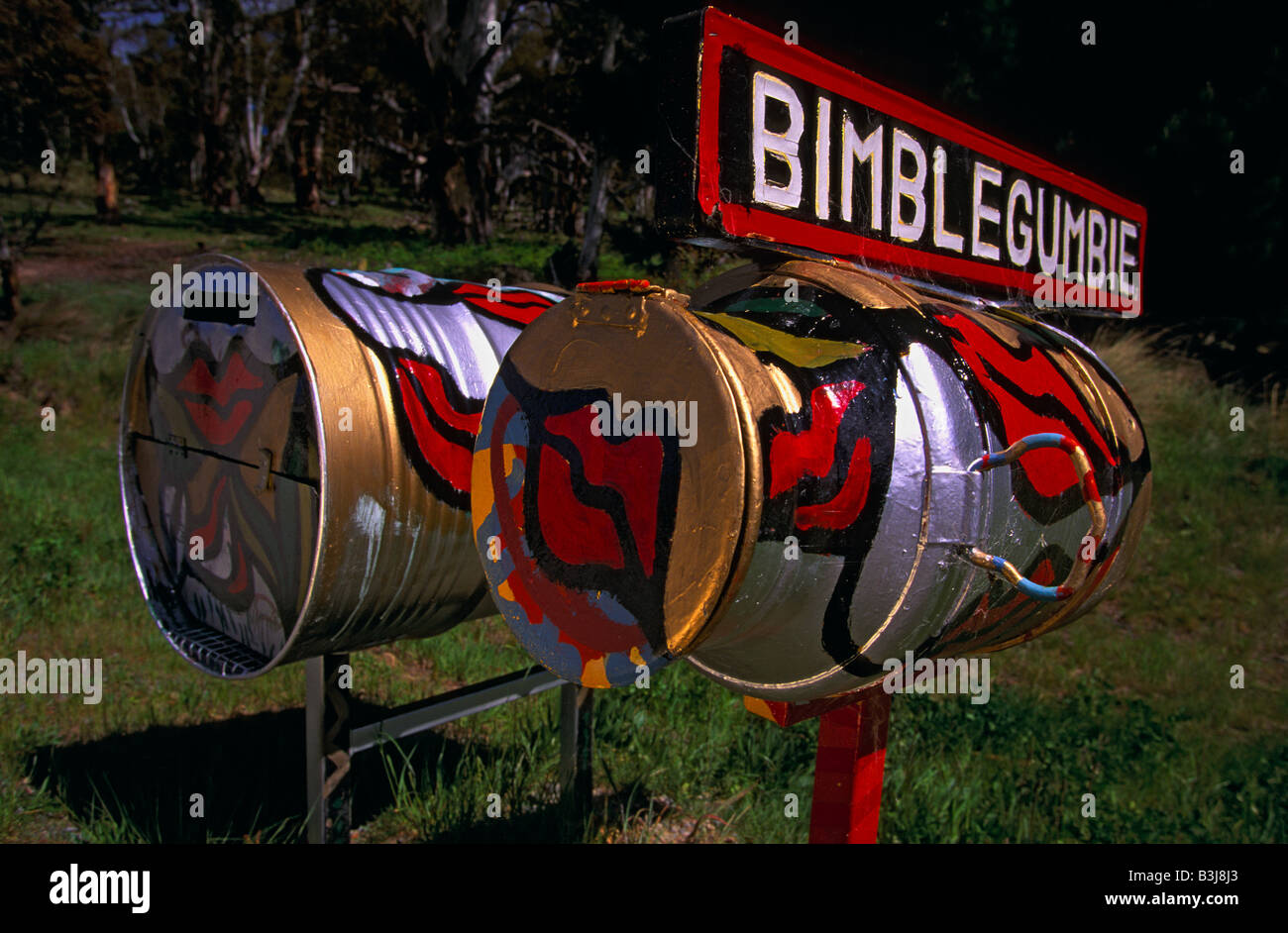 Big red mailbox hi-res stock photography and images - Alamy