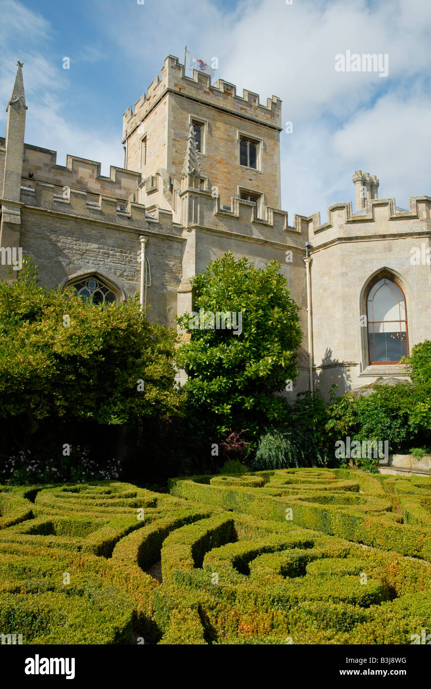 Elton Hall in Cambridgeshire Stock Photo - Alamy