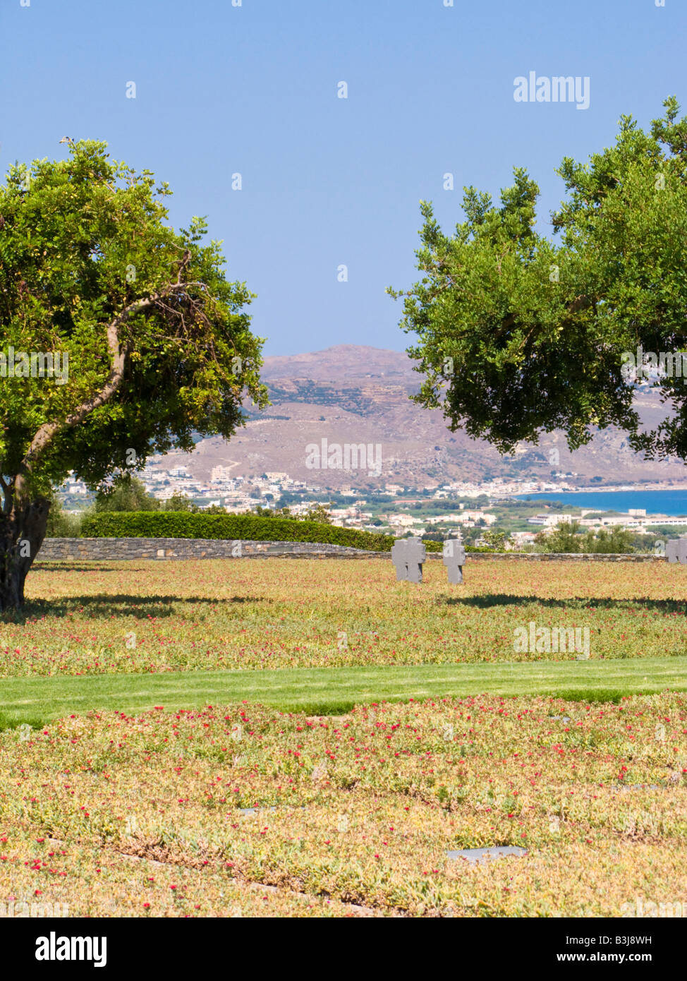 German War Memorial Island Of Crete Greece Stock Photo - Alamy