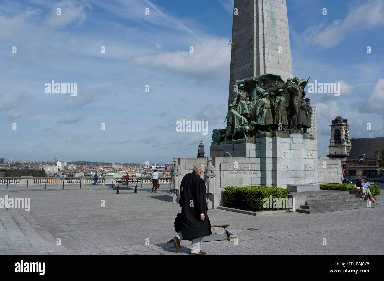 Monument on Galgenberg hill, in memory of the Belgian infantry who lost ...