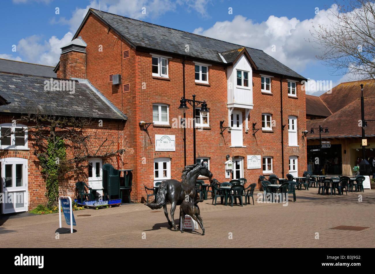 Centre center brick architecture history hampshire hi-res stock ...