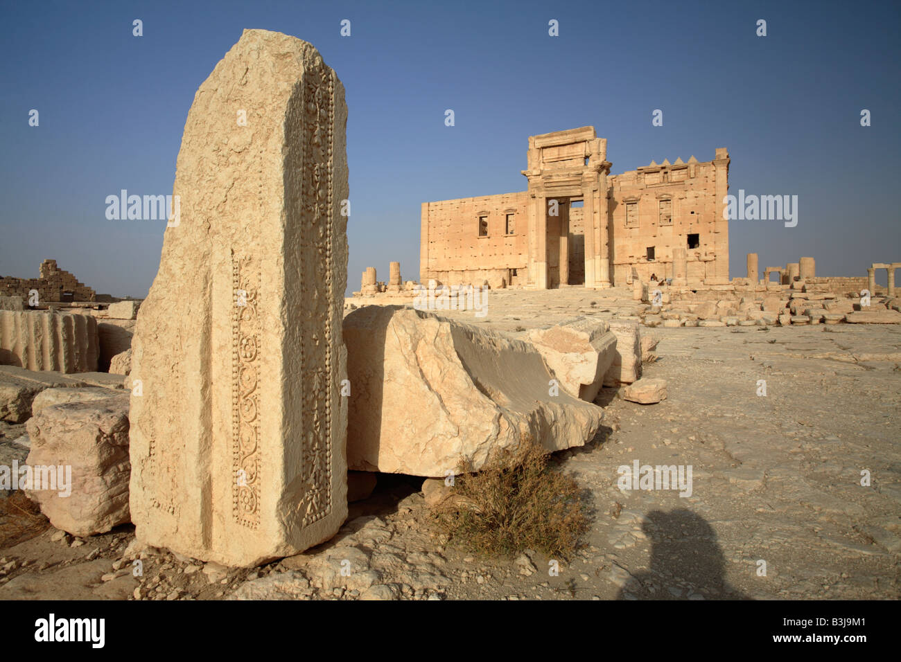 Temple of Bel in the ancient site of Palmyra, Syria Stock Photo - Alamy