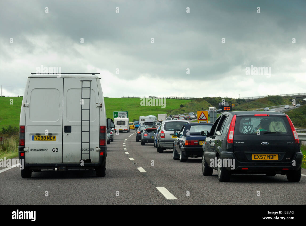 Holiday congestion traffic uk hi-res stock photography and images - Alamy