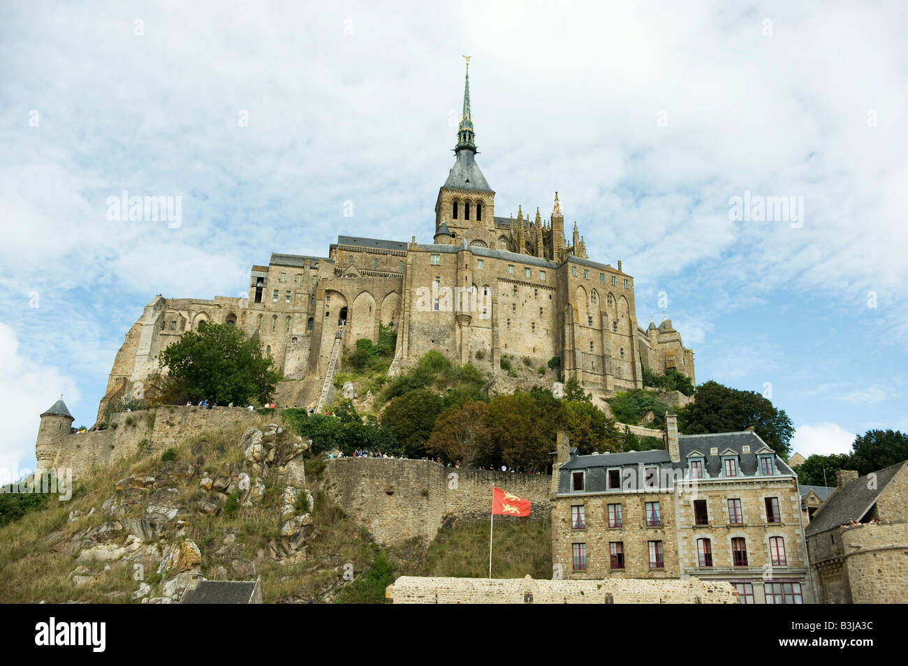 The site of a monastery prison fortress Mont St Michel is a world ...