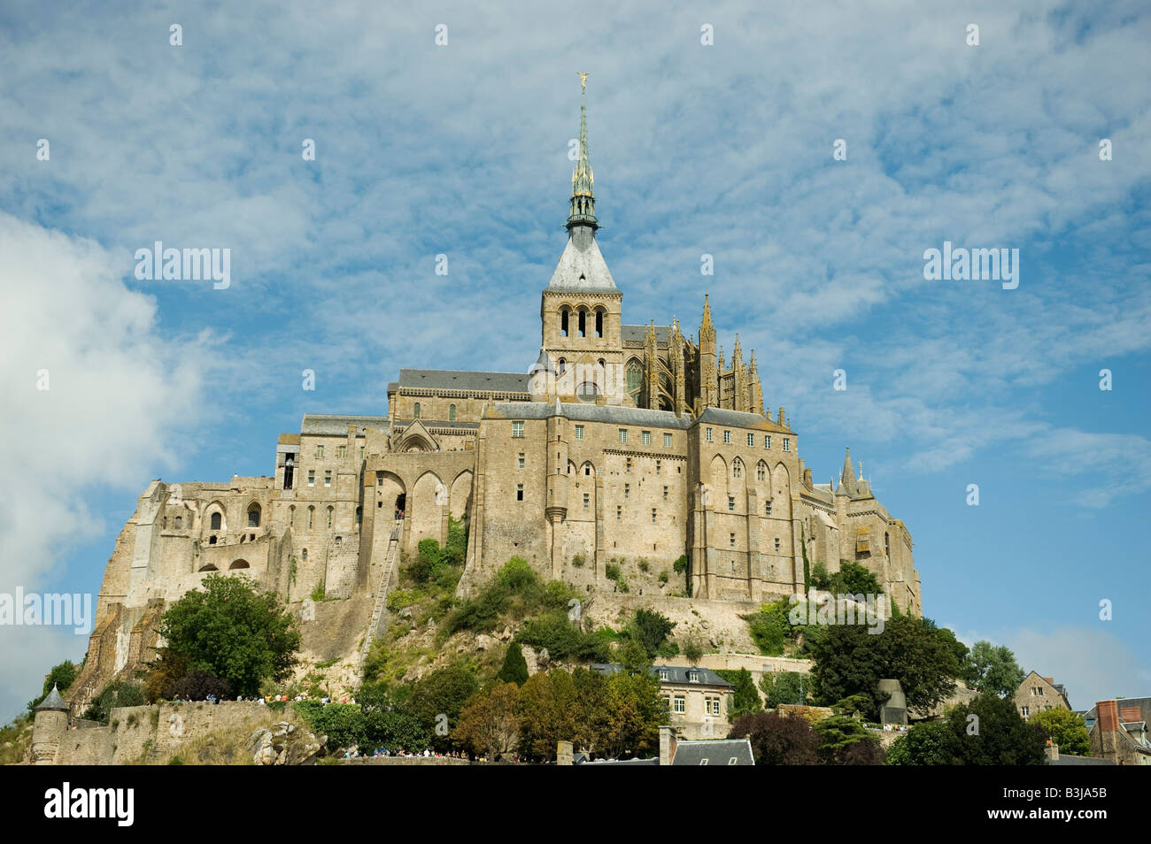 The site of a monastery prison fortress Mont St Michel is a world ...