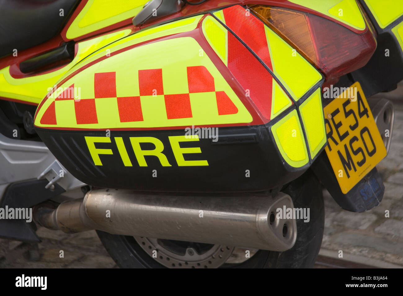 Merseyside Fire and Rescue motorbike at Albert Dock during the Tall ...