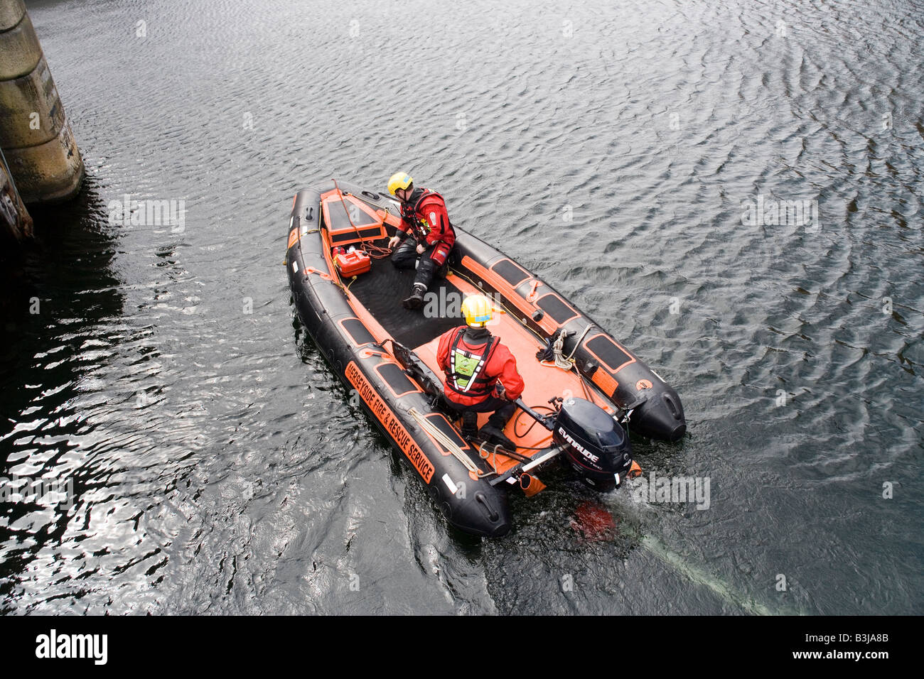 Merseyside Fire and Rescue Service boat at the Tall Ships race in ...