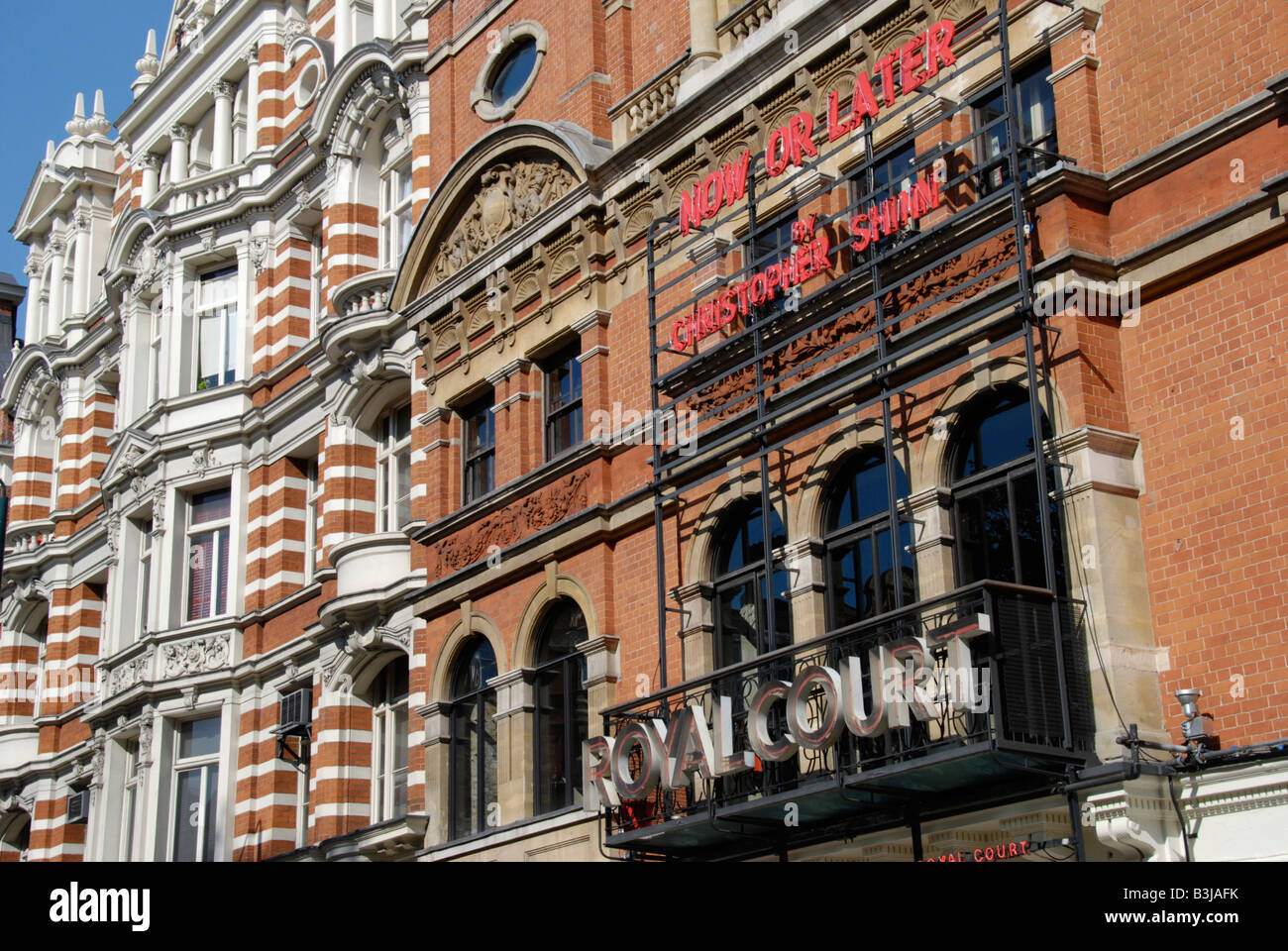 The Royal Court Theatre in Sloane Square Chelsea London England Stock ...