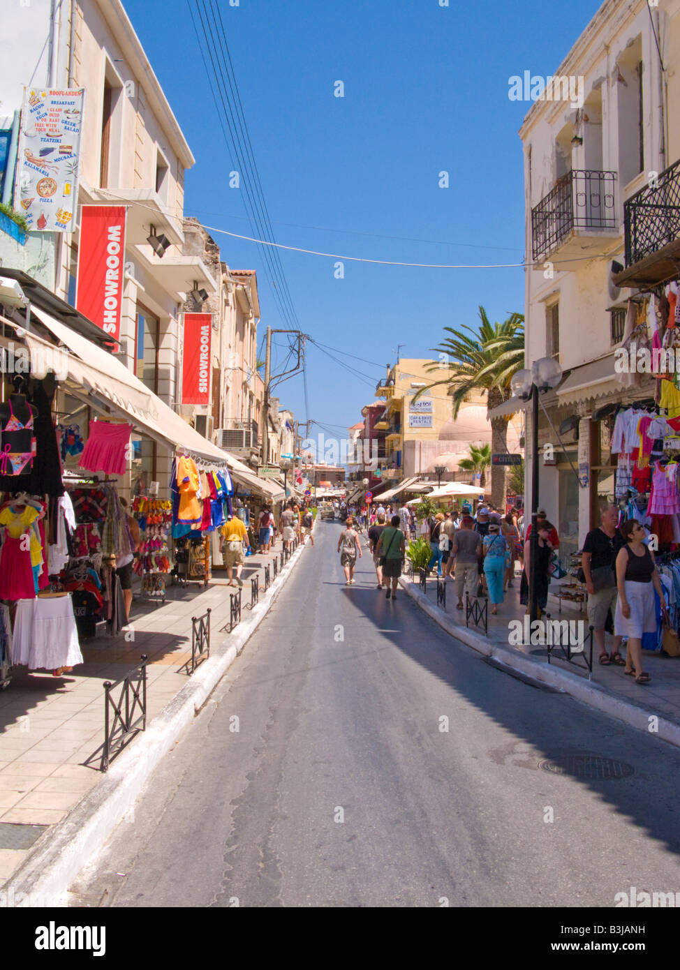 Streets shops chania crete hi-res stock photography and images - Alamy