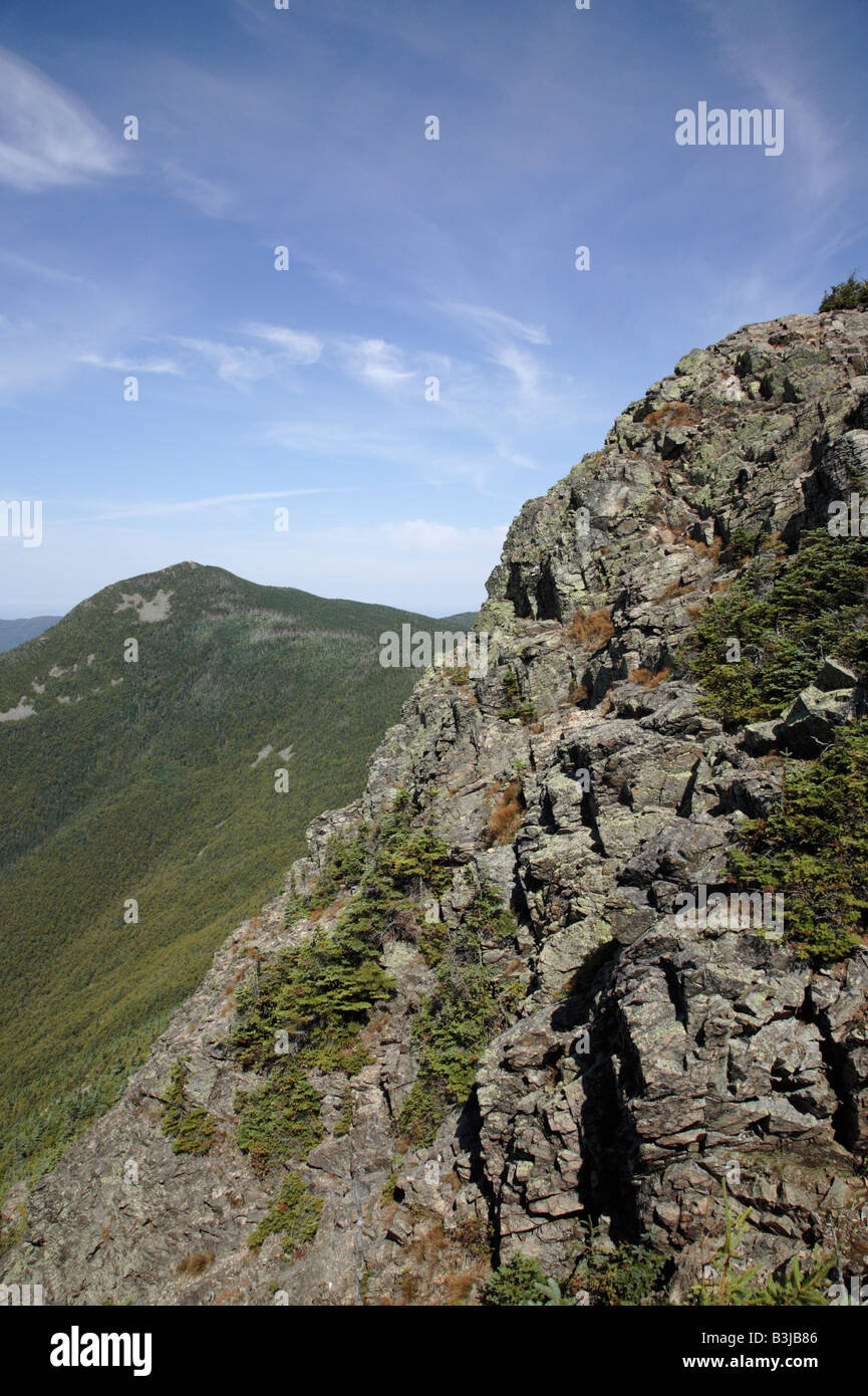 The rocky summit of Mount Flume during the summer months Located in the ...