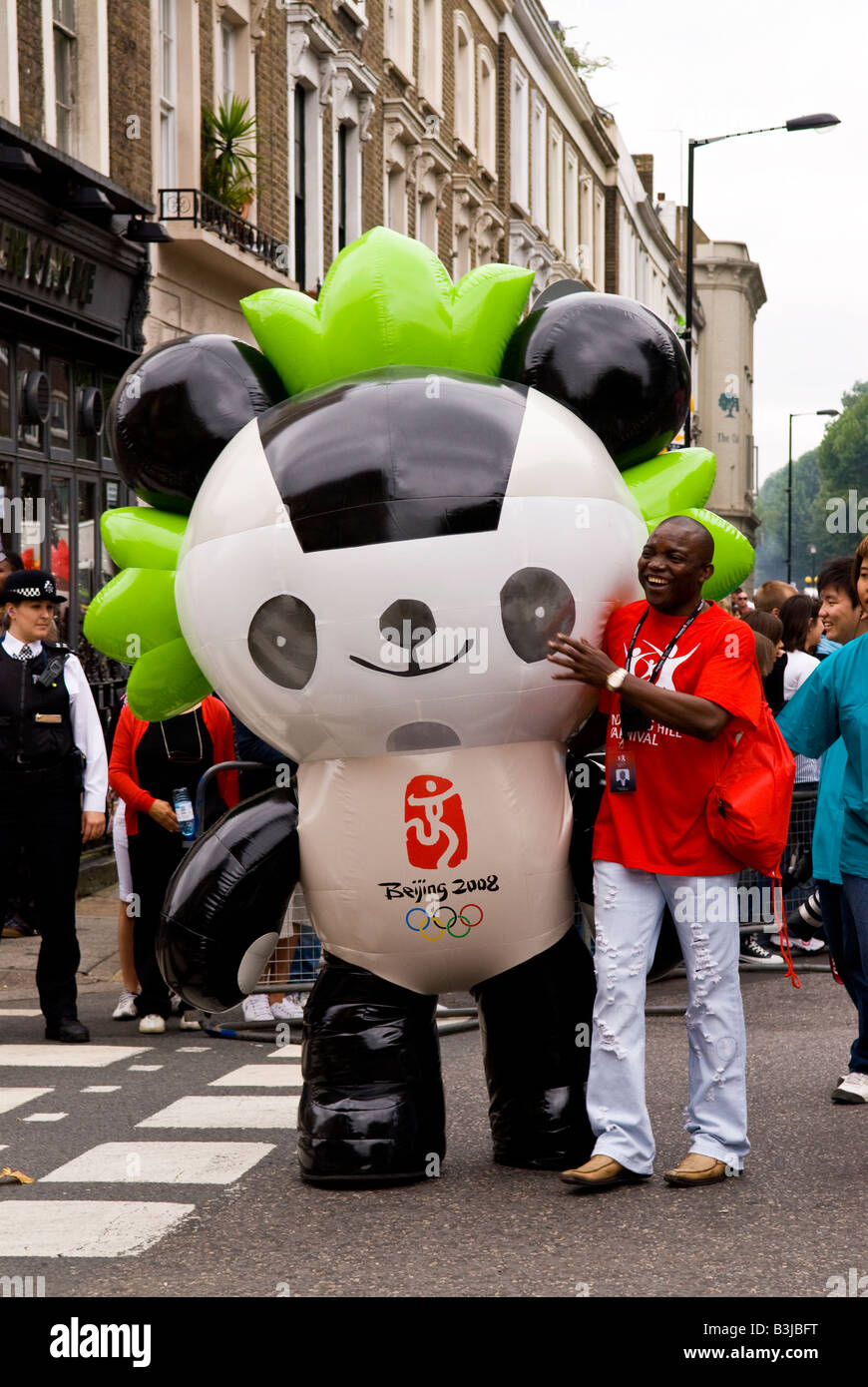 Notting Hill Carnival Parade Beijing Olympic Jingjing Fuwa representing ...