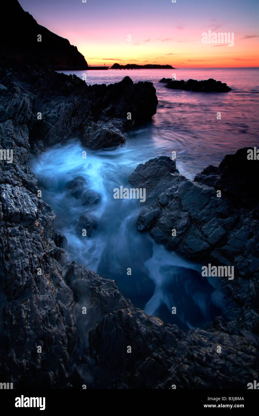 Second Valley Sunset Stock Photo - Alamy