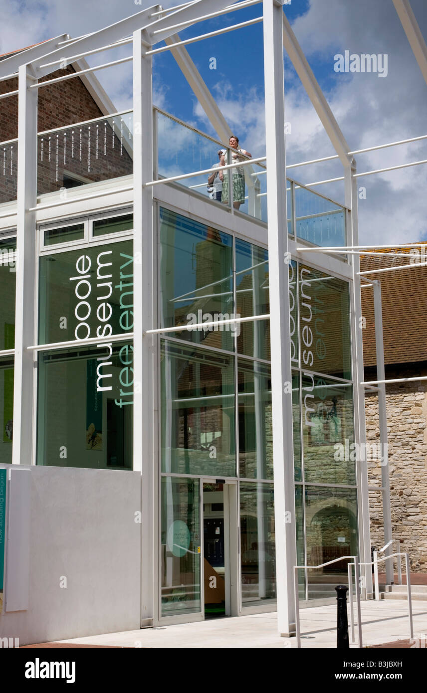 Poole Museum Entrance, Dorset, UK Stock Photo - Alamy