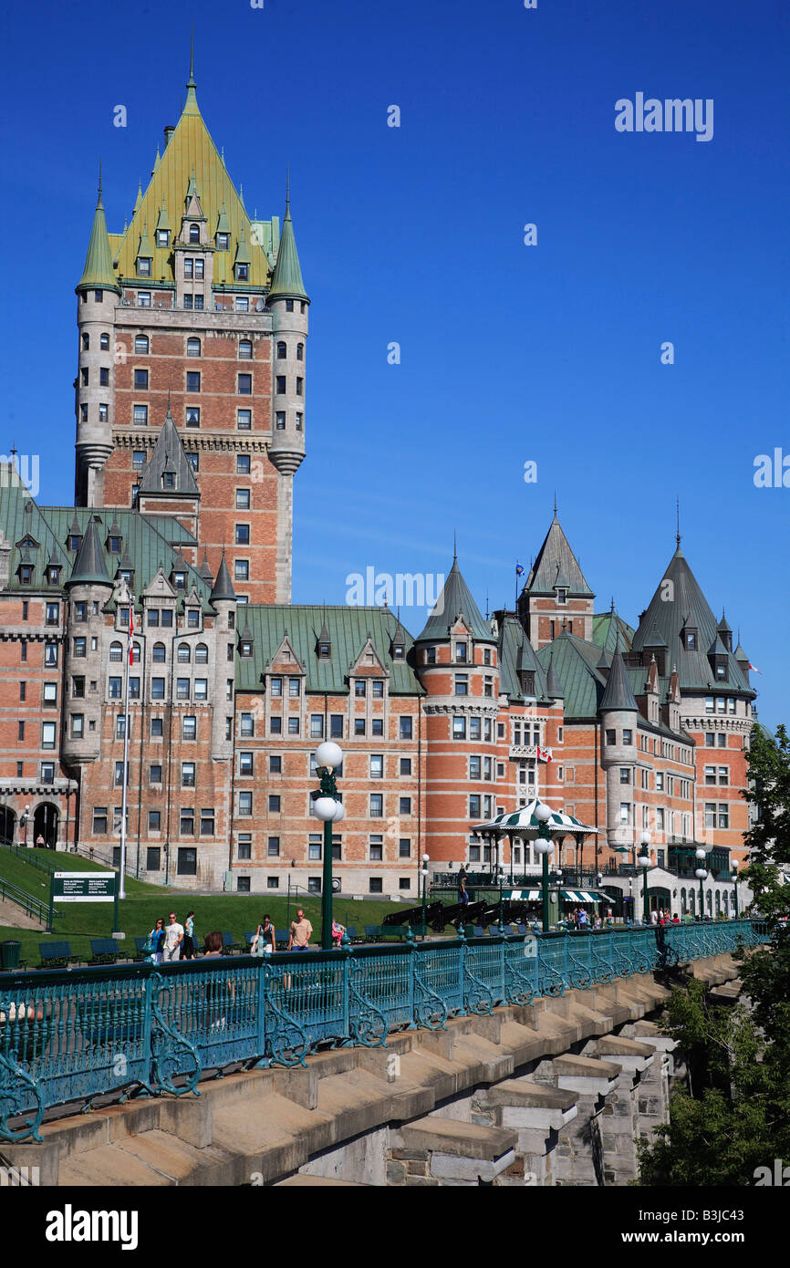 Canada Québec Quebec City Chateau Frontenac Stock Photo - Alamy