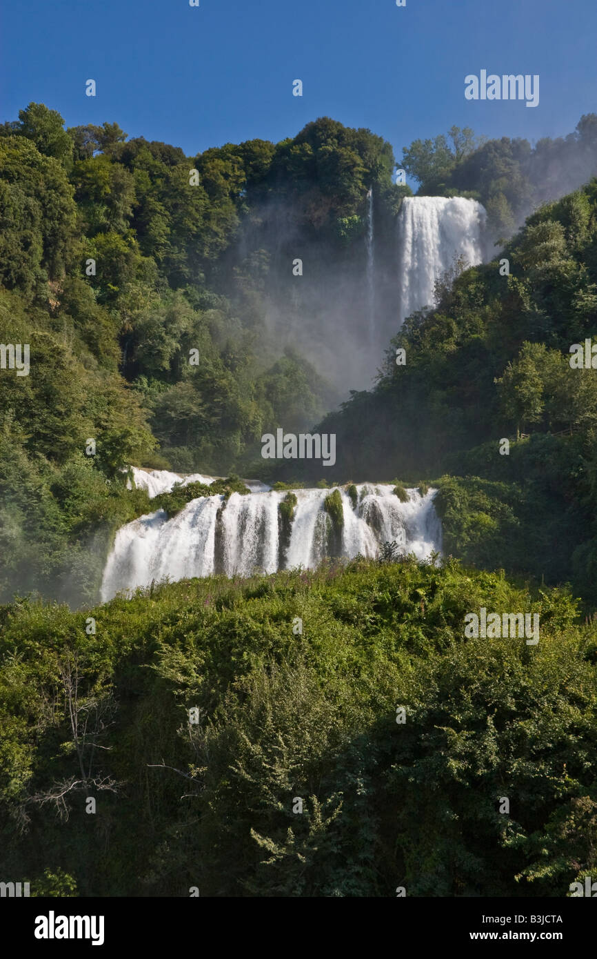 nature landscape, scenery waterfall, falls water fog mist splash fume ...