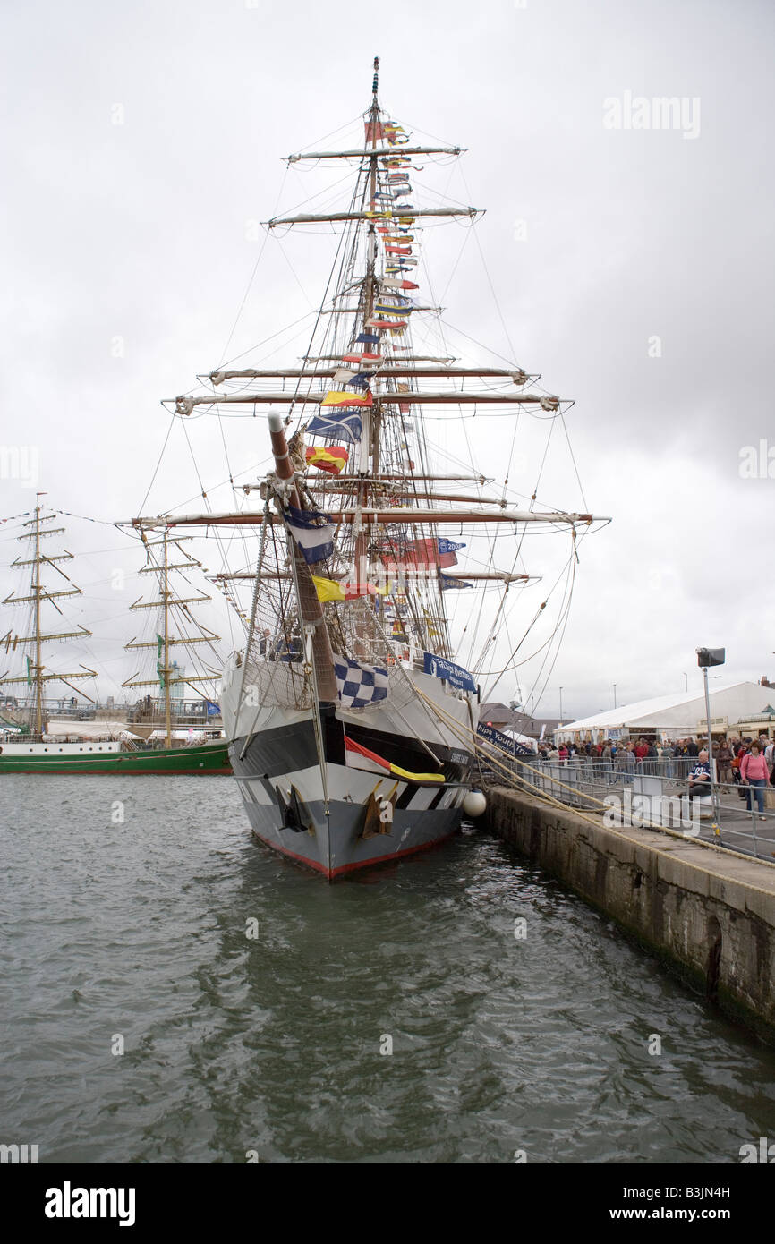 Stavros S Niarchos sailing ship at the Tall Ships race in Liverpool ...