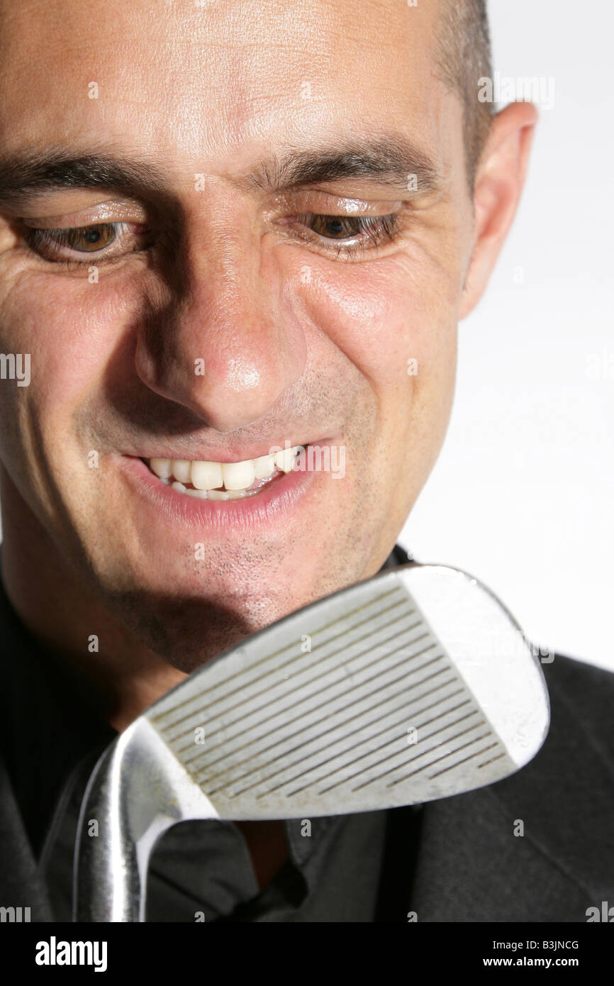 Angry golfer hi-res stock photography and images - Alamy
