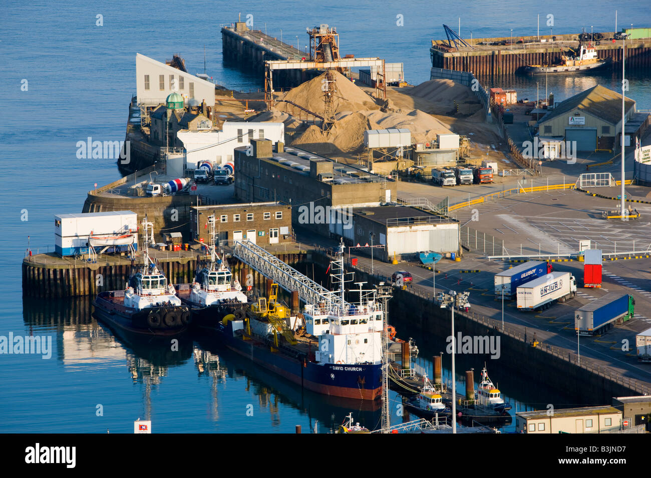 Dover port aerial hi-res stock photography and images - Alamy
