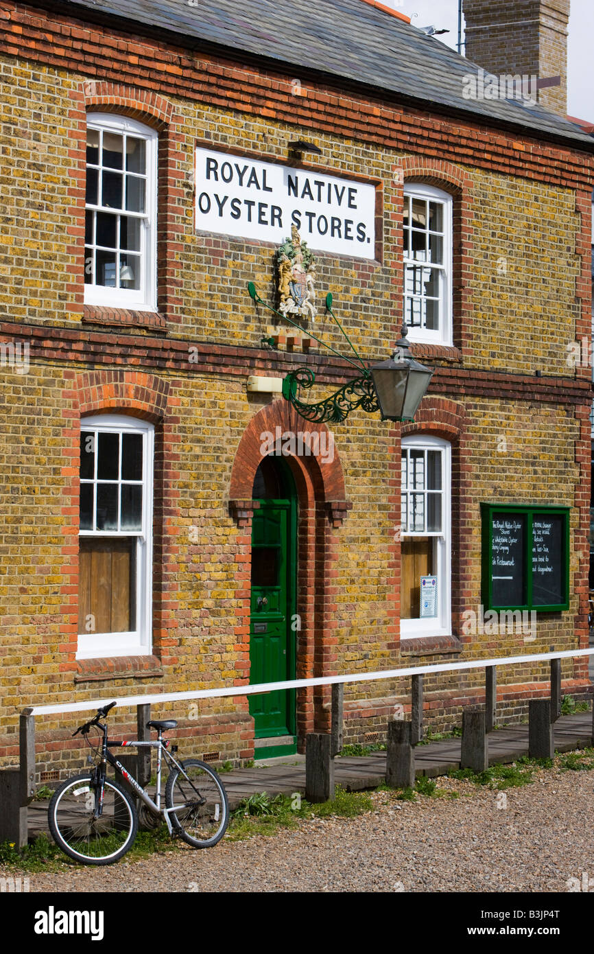 The Royal Native Oyster Stores in Whitstable Kent Stock Photo - Alamy