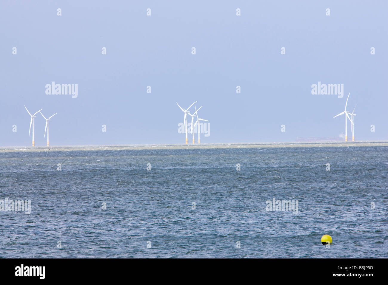 The offshore wind farm at Herne Bay in Kent Stock Photo - Alamy